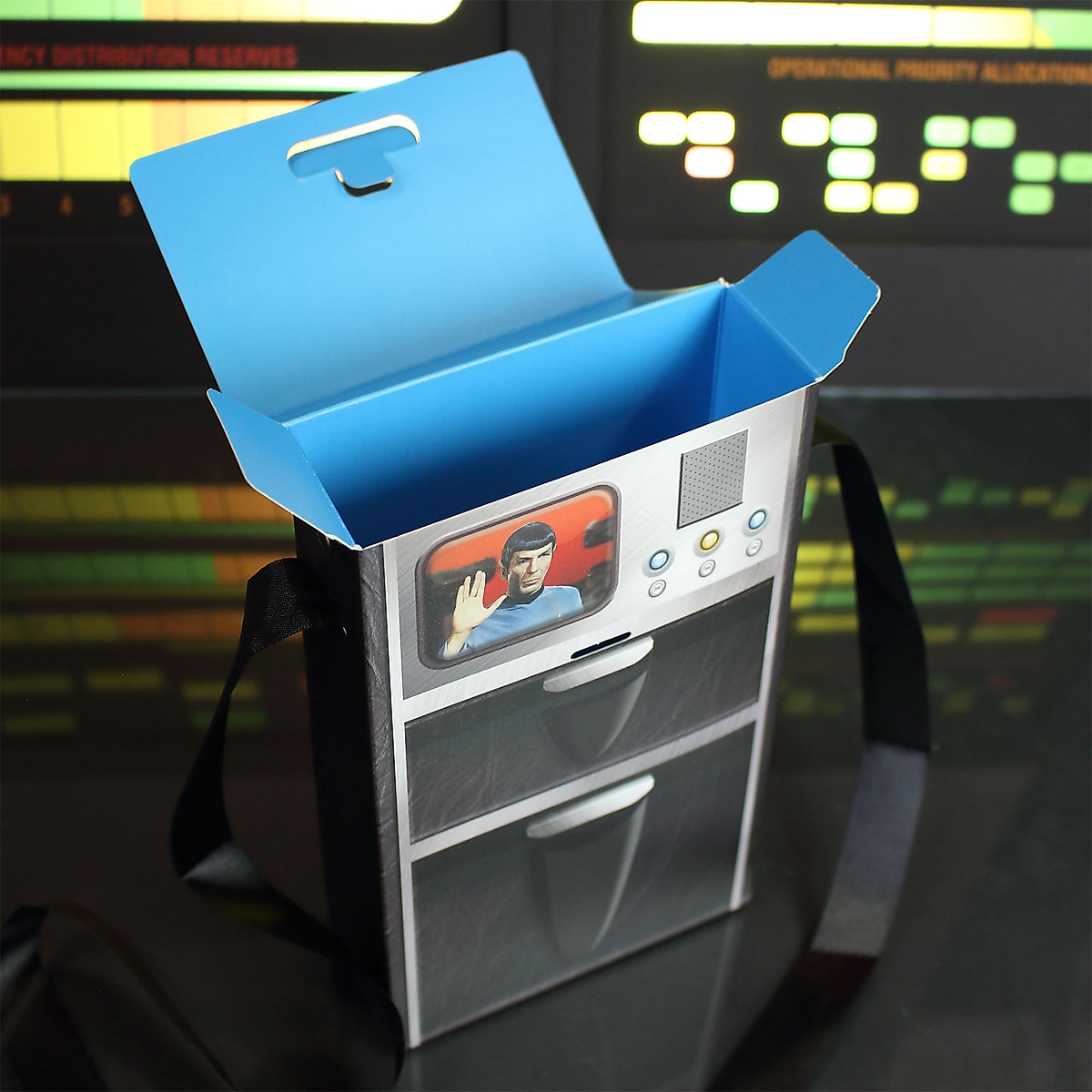 Tricorder Favor Box Star Trek Costume Accessory - The Original Series, Perfect for Sci-Fi Birthday, Cosplay Fans - Licensed, with Mr. Spock's Vulcan Salute