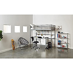 Brenton Studio® Jancy Mesh Low-Back Task Chair, Black/Chrome