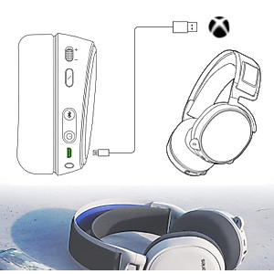 USB Charging Cable Cord Compatible for SteelSeries ARCTIS 9X/ Arctis 7P/ Arctis 9/ Arctis Pro/Arctis 7X/ Arctis 7/ ARCTIS 1/ Arctis 3 Wireless Gaming Headset