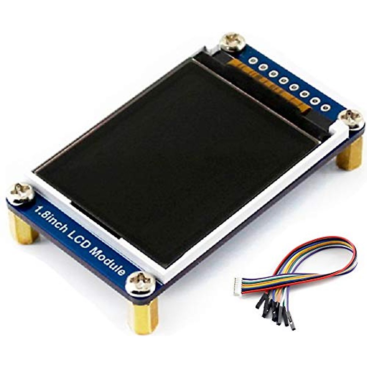 waveshare 1.8inch LCD Display Module 128x160 Pixels Embedded Controller Communicating via SPI Interface. RGB, 65K Display Color with Examples for Raspberry Pi/Jetson Nano/Arduino