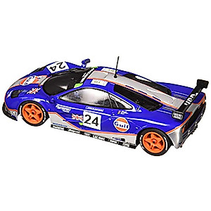 Scalextric McLaren F1 GTR Gulf Edition Le Mans 1995 1:32 Slot Race Car C3969, Blue/White & Orange