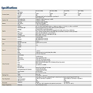 (DMC Taiwan) 4th Gen Intel® Core™ i5-5350U/ Celeron 3755U Mini-ITX with LVDS(eDP)/DP(HDMI)/DP, 2 COM, 4 USB 3.0, 2 USB 2.0, miniPCIE, and Dual GbE LAN
