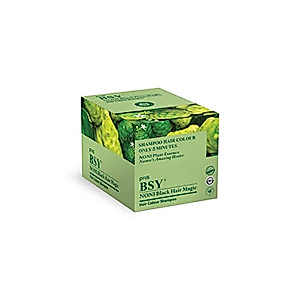 BSY Noni Black Hair Magic Shampoo | Hair Color | 10 Mins Ammonia-Free Shampoo-Based Hair Dye | 20ml X 12