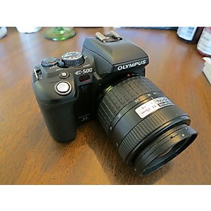 OM SYSTEM OLYMPUS Evolt E500 8MP Digital SLR with Zuiko 14-45mm f/3.5-5.6 Digital SLR Lens