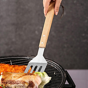 1 Set Bbq Tool Barbecue Grill Cutter Spatula Bbq Barbecue Grill Tool Kit Camping Cooking Utensils Bbq Grilling Kit Grill Accessories Tools Grilling Tongs Outdoor Barbecue Tools