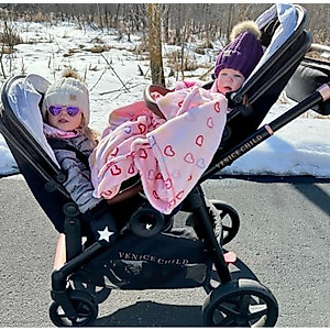 Venice Child Maverick Tandem Travel System Single to Double Stroller- Includes 2 Toddler Seats (Package 3, Twilight Gray)
