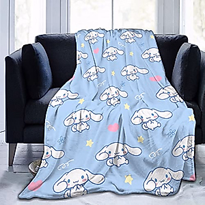 Anime Blanket Cartoon Throw Blanket for Couch Sofa Bed Living Room Gifts for Halloween Thanksgiving Christmas 50"X60"