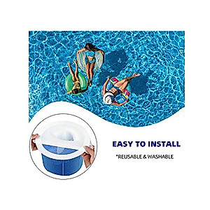 Bysameyee 30-Pack of Pool Skimmer Socks, Filter Pool & Spa Savers for Baskets Net and Skimmers to Protect Your Inground or Above Ground Pool, Skimmers Clean Debris and Leaves