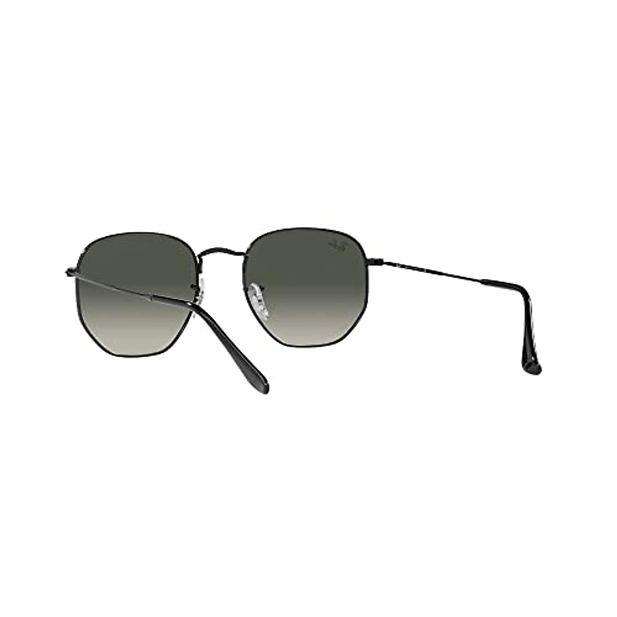 Ray-Ban RB3548 Hexagonal Sunglasses, Black/Grey Gradient, 51 mm