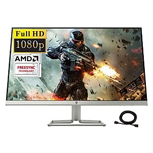 HP 2022 Premium M32f 75Hz 31.5" Widescreen VA LED FHD 1080P Anti-Glare Monitor for Business and Student, AMD FreeSync, 7ms Response Time, 2X HDMI, VGA, 178°, AllyFlex HDMI Cable