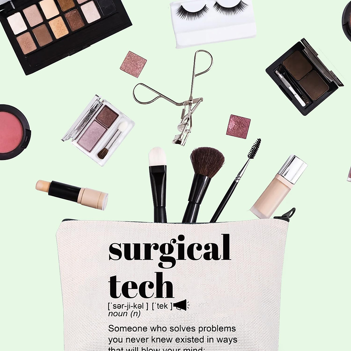 FOTAP Surgical Tech Gift Nurse Anesthetist Cosmetic Bag Surgical Nurse Gift CRNA Gift Anesthesia Tech Gift Surgical Technologist Gift (Surgical tech)