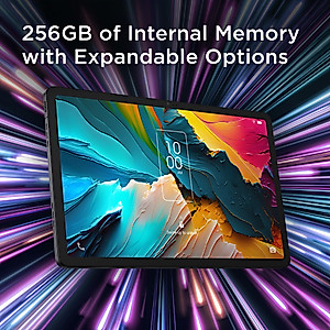 TCL NXTPAPER 11, 2023 Android 13 Tablet 11 inch Full HD+ Paperfeel Screen, 6GB RAM + 256GB Wi-Fi Tablet, Front 8MP + Rear 8MP, 8000mAh Battery, US Version, Dark Gray
