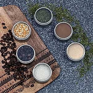 Cornucopia Brands 4-Ounce Round Metal Tins w/View Window Lids (12-Pack); Silver Tins w/Clear Lids