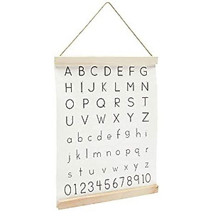 Farmlyn Creek Nursery Wall Decor, Hanging Alphabet Letters and Number Art (13 x 17 In)