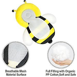 vocheer Baby Stroller Cushion, Car Seats Insert Soft Baby Stroller Liner Pram Head and Body Support Pillow for Newborn…