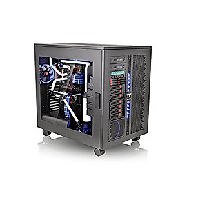 Thermaltake Core W200 Dual System Capable Extreme Water Cooling XL-ATX Fully Modular/Dismantle Stackable Tt Certified Super Tower Computer Case CA-1F5-00F1WN-00 Black