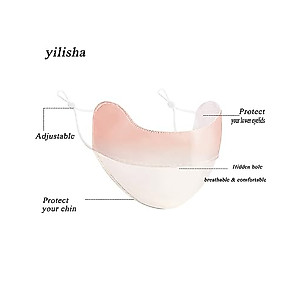 Yilisha uv face mask for sun protection reusable running breathable women golf mask fishing sports spf 50 sun mask