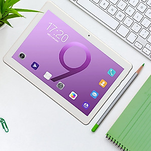 10in Tablet for, Dual SIM 5G WiFi Tablet 3GB RAM 32GB ROM 2MP 5MP Octa Core Processor 2.0GHz 6000mAh