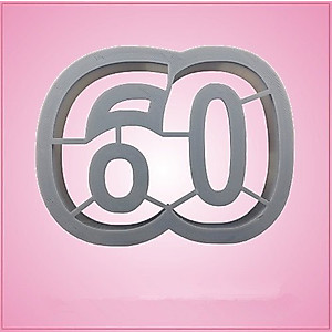 Number 60 Cookie Cutter