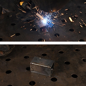 Hynade Welding Coupons, Welding kit Welding Plate, 11 Gauge Mild Steel 2 by 4 Inch (2"X4") Welding Steel Practice and Training for MIG, TIG, Stick/MMA, Gas and Brazing Welding (5 PCS)