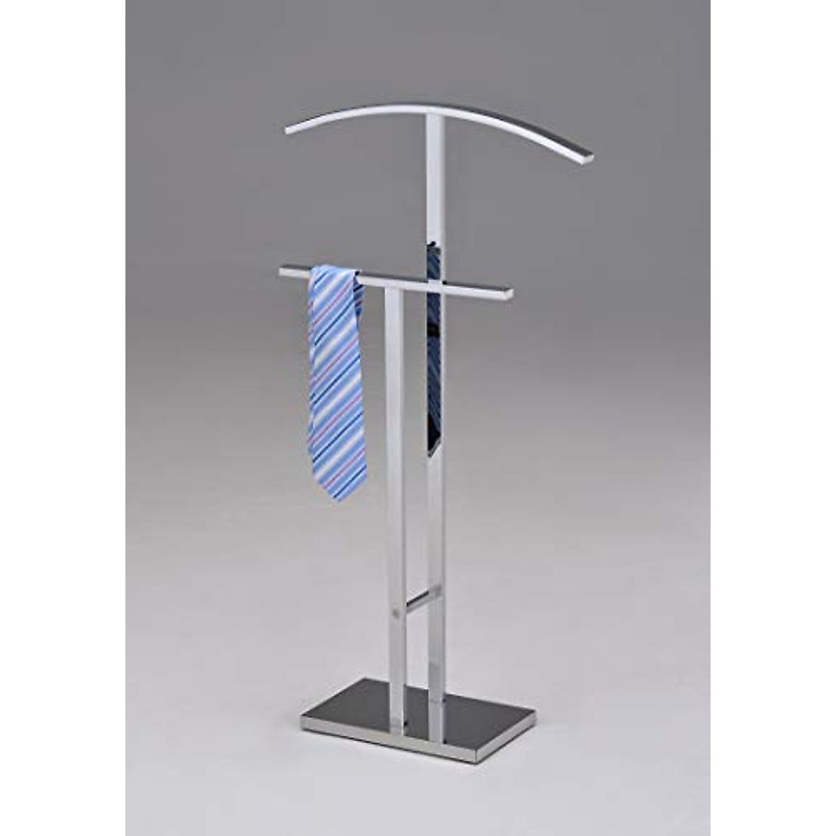 Kings Brand Furniture - Dossi Chrome Finish Metal Suit Rack Valet Stand
