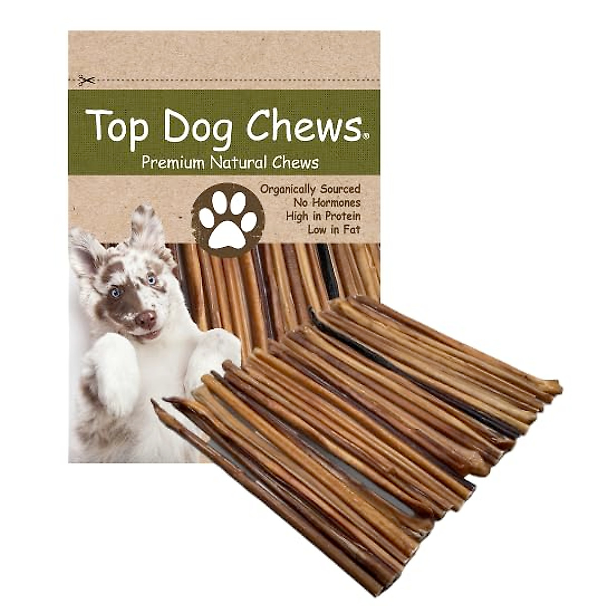 12" Premium Skinny Low Cal - All Natural Dog Treats (25 Pack)