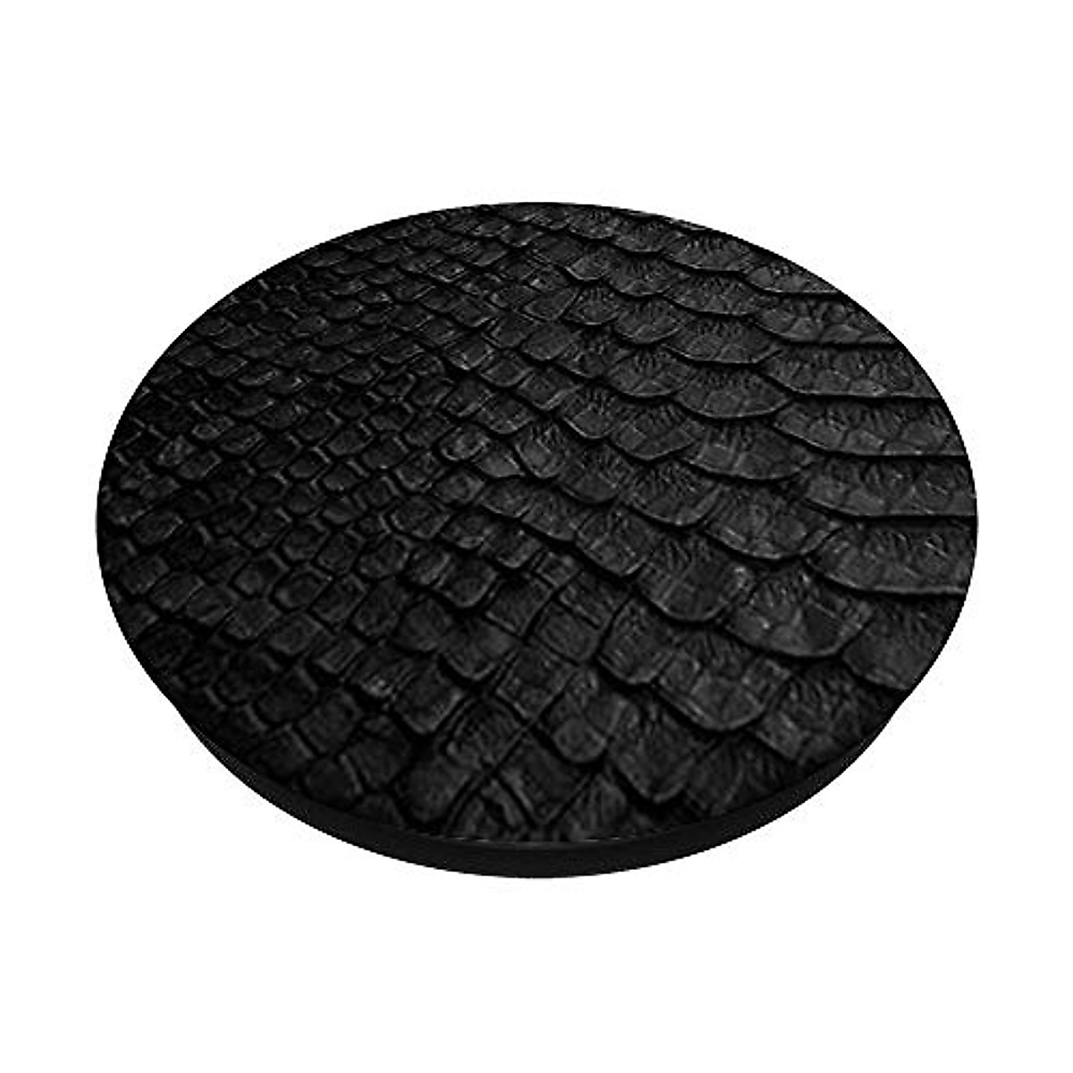 Snake Lover Cool Black Snakeskin Pattern Reptile Wild Animal PopSockets PopGrip: Swappable Grip for Phones & Tablets
