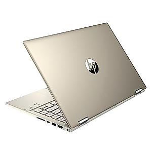 HP Pavilion X360 2-in-1 14" FHD IPS Touch-Screen Laptop Computer, Intel 11th Generation Core i5-1135G7, 8GB Memory, 256GB NVMe SSD, Intel Iris Xe Graphics, Windows 11 Home, Warm Gold - 14-dw1013dx