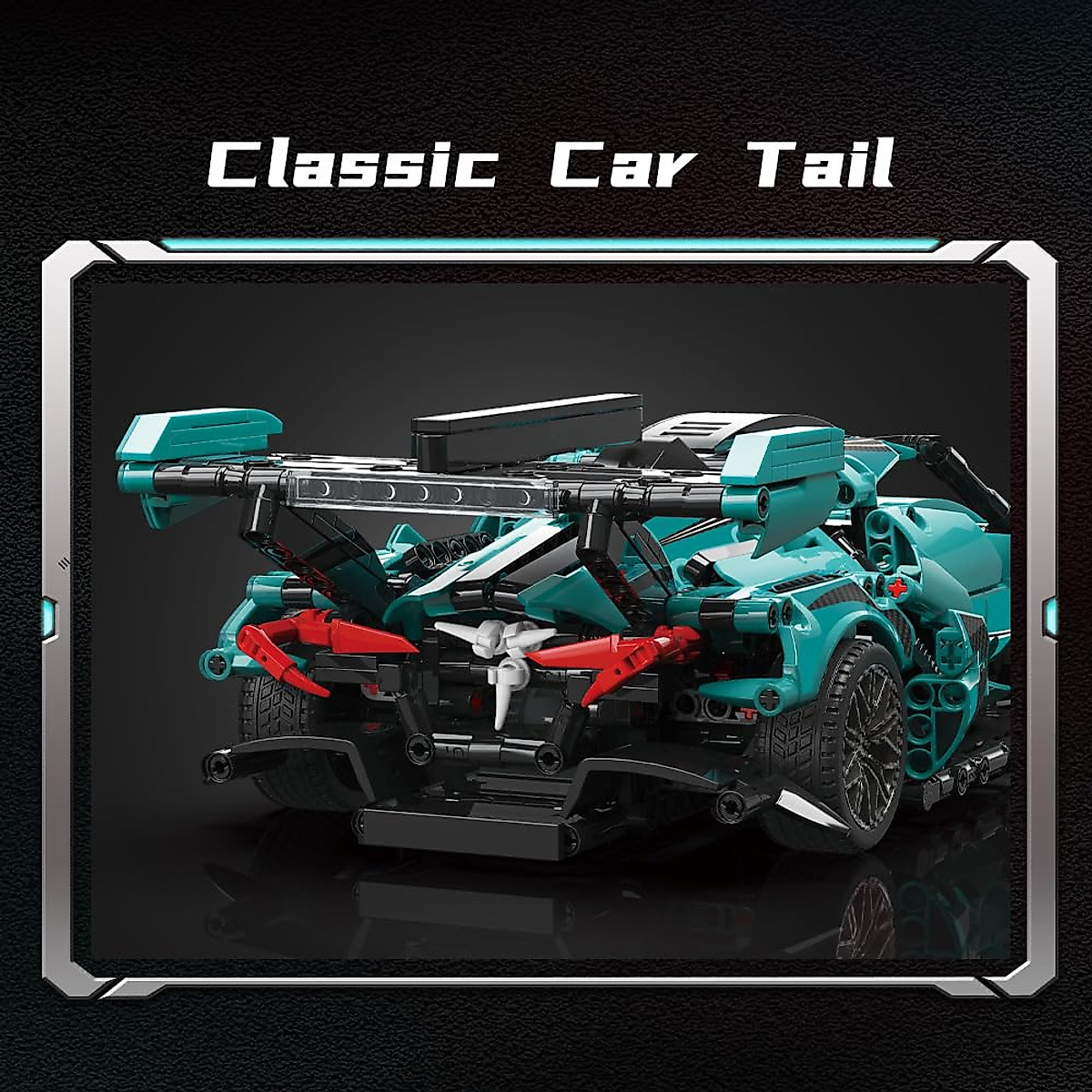 Mesiondy Sports Car Building Blocks Toys Boys or Adults Kits, Adults Challenging Racing Car Building Blocks Kit，1:14 1391 Pieces Car Model Building Set DIY Toys for Boys Age 8-14