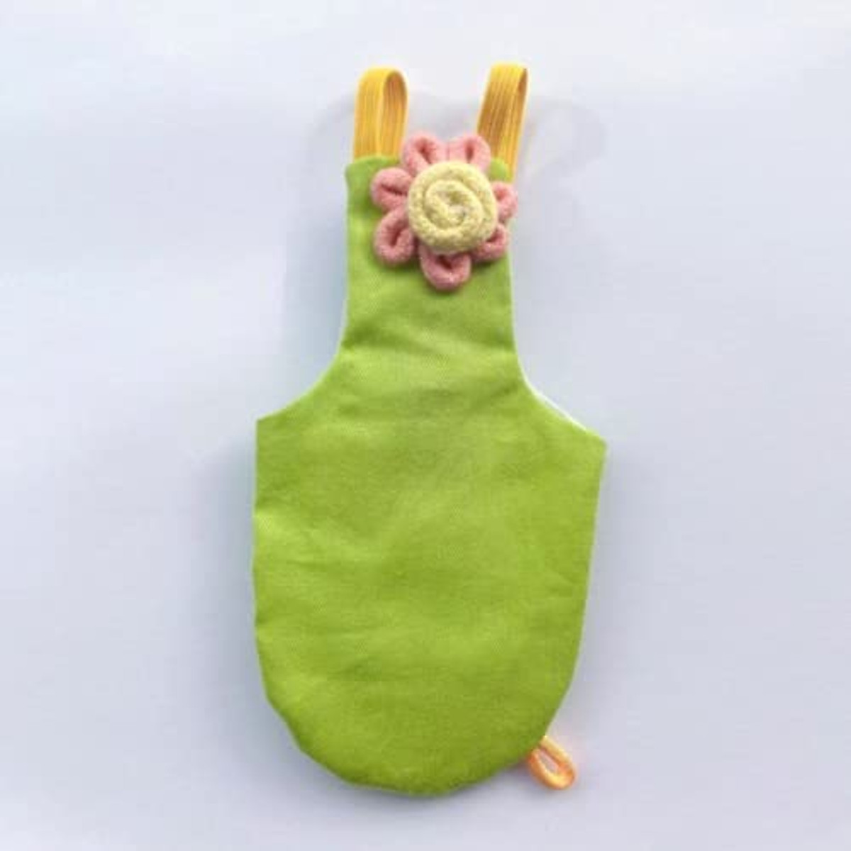 Bird Diaper Harness Flight Suit Clothes with Flying Leash for Parrots Cockatiel Pet Birds, Parrot Clothes, Bird Training Nappy Suit Liners Clothes (Medium,Green)