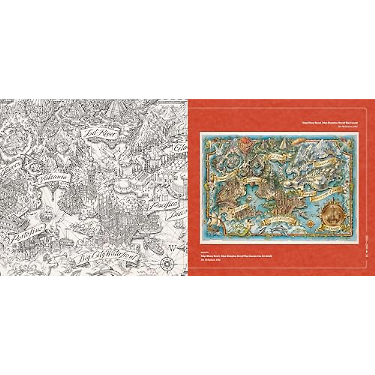 Maps of the Disney Parks: Charting 60 Years from California to Shanghai (Disney Editions Deluxe)