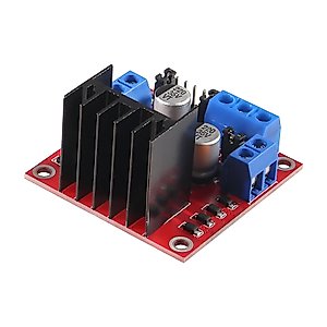 AEDIKO 4pcs L298N Motor Drive Controller Board Module Dual H Bridge DC Stepper with Jumper Wires M/F M/M F/F for DIY Electric Projects, Smart Car Robot