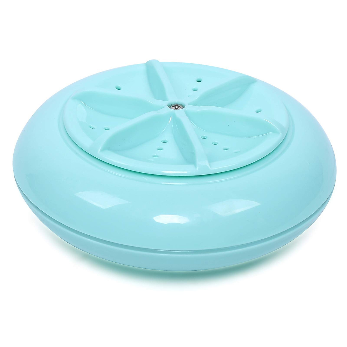 Portable Washing Machine USB Mini Washer Compact Counter Top Washing Machine Rotary Laundry Machine for Camping Traveling RVs Dorms Small Space, 6.69x6.69x6.69 Inch(Blue)