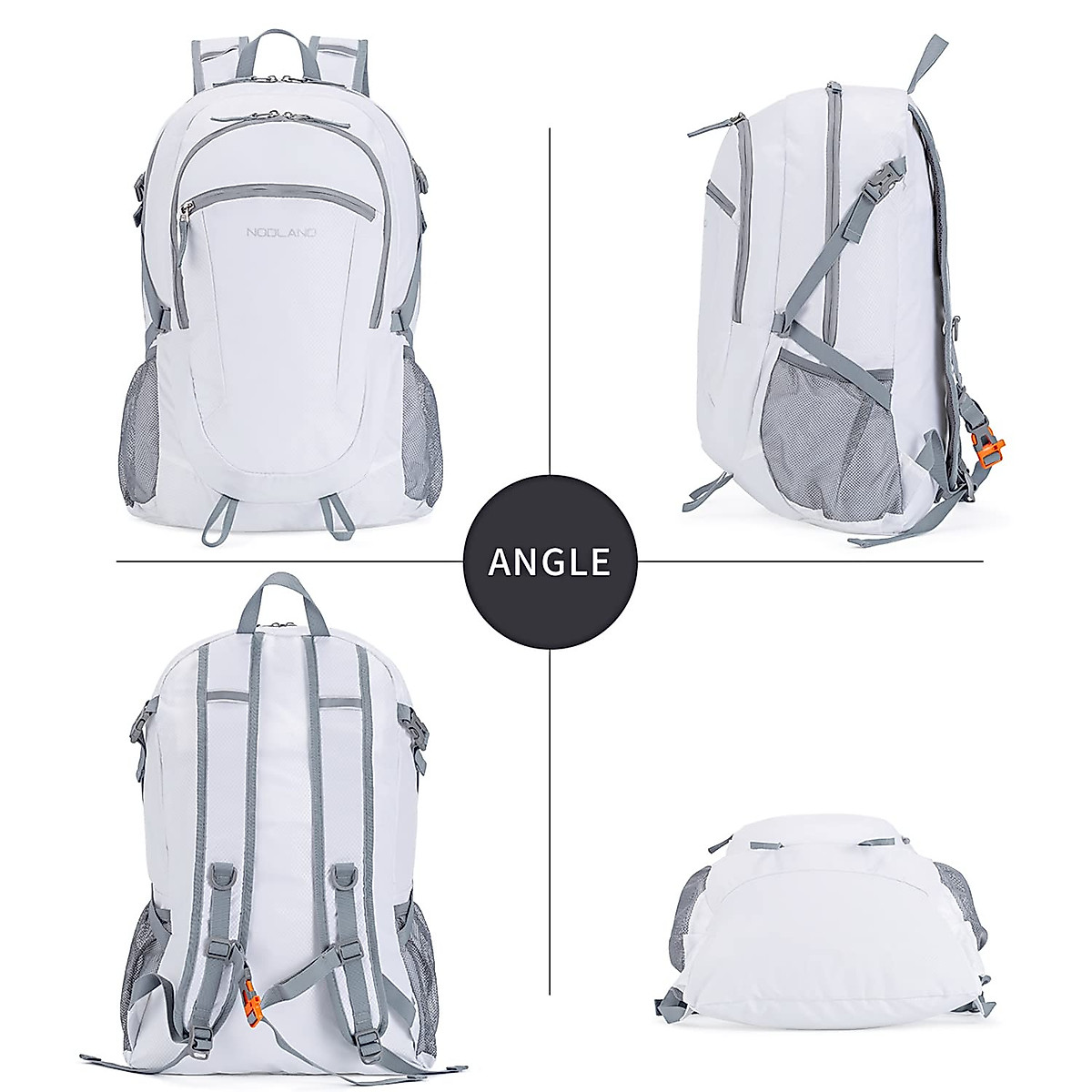 Sharkborough NODLAND Light Weight Packable Backpack Hiking 45L Foldable Water-Resistant Daypack Rucksack