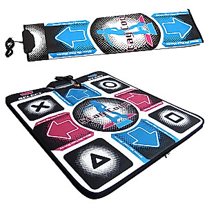 Jinxuny USB Non-Slip Dance Gaming Mat Dancing Step Dance Mat Pad Compatible for PC Laptop