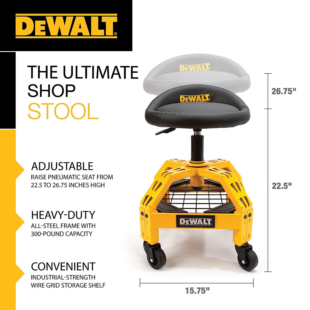 Dewalt Adjustable Shop Stool
