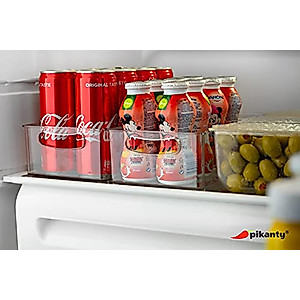 Pikanty - 15" Refrigerator organizer bin clear. Made in USA