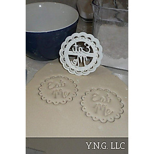 INSPIRED BY EAT ME CAKE ALICE IN WONDERLAND THEME MAD TEA PARTY COOKIE CUTTER MADE IN USA PR2438