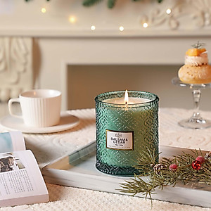 Christmas Large Candles, Balsam & Cedar Candle, 19oz Large Candles for Christmas Home Decor, Christmas Gifts for Women, Christmas Luxury Scented Candles for Women, 88 Hours Burning Time