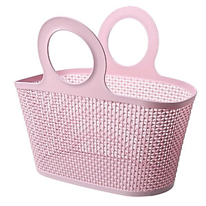 Laundary Basket Hamper Hand Held Bath Basket Dirty Clothes Storage Basket Put Toiletries Bath Basket Bath Basket Soft Plastic Bathroom Supplies