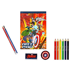 Marvel Avengers Craft Set for Kids - Ultimate Superhero Arts and Crafts Bundle with Activity Book, Coloring Pads, Stickers, and More (Superhero Activity Set)