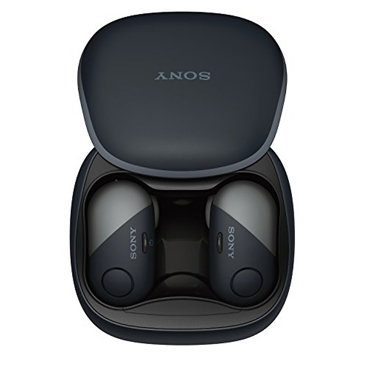 Sony Wireless Bluetooth In Ear Headphones: Noise Cancelling Sports Workout Ear Buds for Exercise and Running - Cordless, Sweatproof Sport Earphones, Built-In Microphone, EXTRA BASS –Black WF-SP700N/B