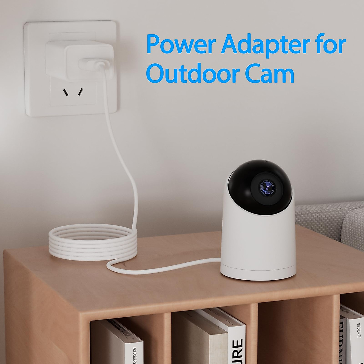 2Pack 5V 2A USB Charger for Wyze Cam,WyzeCam Pan,Oculus Go,Kasa Cam,Dropcam,Nest Cam,Cloud Cam,YI Dome IP Security Camera Charger Adapter Power Supply Cord Compatible with Fire Tablets E-Reader