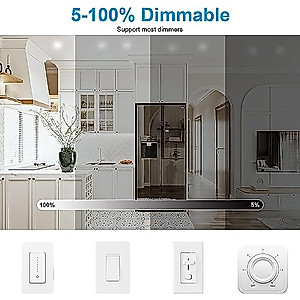 Miootly Recessed Lighting 6Pack 6 Inch 12W Ultra-Thin, Modern LED Ceiling Light Fixture with Metal Junction Box, 2700K/3000K/3500K/4000K/5000K Selectable, 1050LM, Dimmable