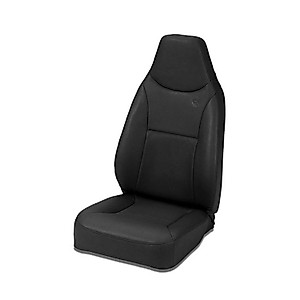 Bestop 39436-15 Black Denim Trailmax II Standard Front Seat - Jeep 1976-2006 CJ7 & Wrangler; 1997-2002 Requires Adapter 51256; 2003-2006 Requires Adapter 51245 Driver/51248 Passenger