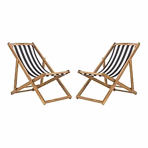 SAFAVIEH PAT7040A SET2 Outdoor Collection Loren Teak