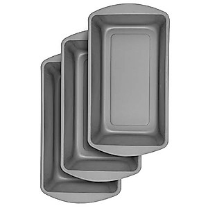 G & S Metal Products Company Baker Eze Large Loaf Pan, Set of 3, BE360-4
