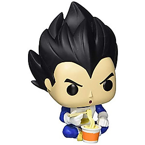 Funko Pop! Animation: Dragonball Z - Vegeta Eating Noodles, Spring Convention Exclusive, Multicolor
