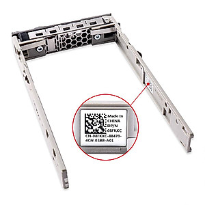 2pcs Pack 2.5" inch 8FKXC 08FKXC SAS SATA Hard Drive HDD Tray Caddy Compatible for Dell PowerEdge R630 R730 R730XD T630 R430 T430 PowerVault MD1420 MD3420 Series