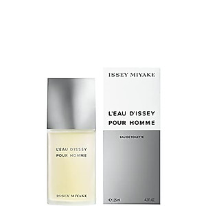 Issey Miyake L'eau D'Issey Pour Homme, EDT Spray for Men, 4.2 Ounce